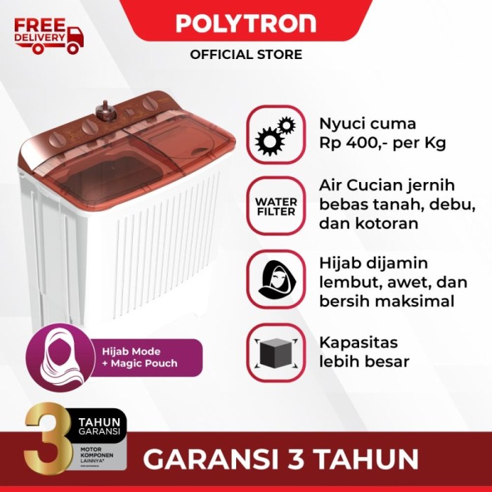 √ Cara Menggunakan Mesin Cuci Polytron: Panduan Lengkap untuk Pengguna